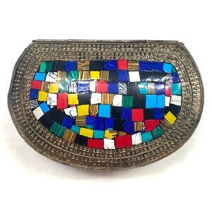 Ramla | Bags | Ramla Mosaic Moroccan Vintage Handmade Stone Bag ...